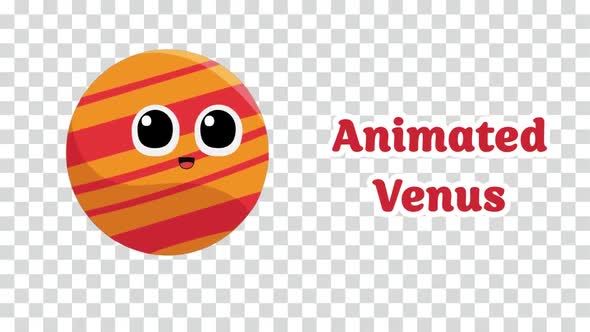 Cartoon Animated Uranus Planet – 4K Looped Animation – Okay Bhargav's ...